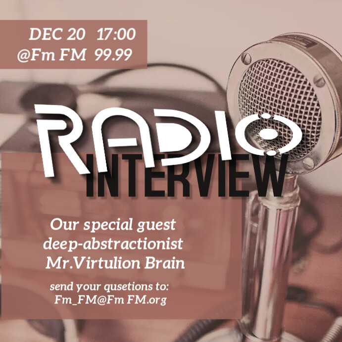 Radio Interview Template | PosterMyWall