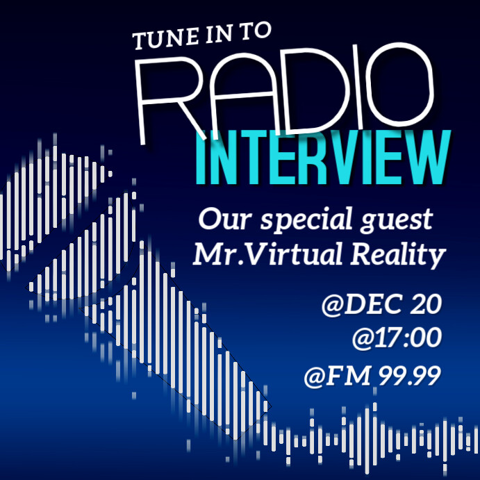 Radio Interview Template | PosterMyWall