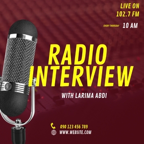 radio video flyer Template | PosterMyWall