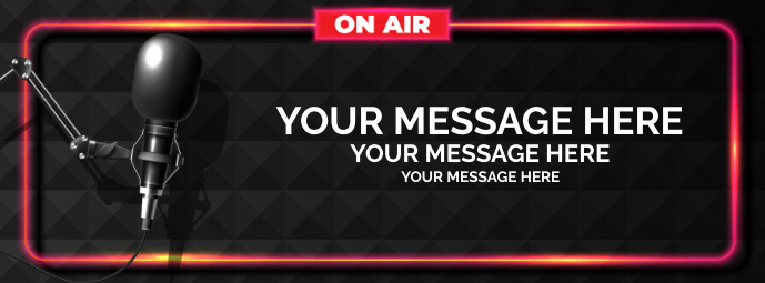 Radio On Air Show Template | PosterMyWall