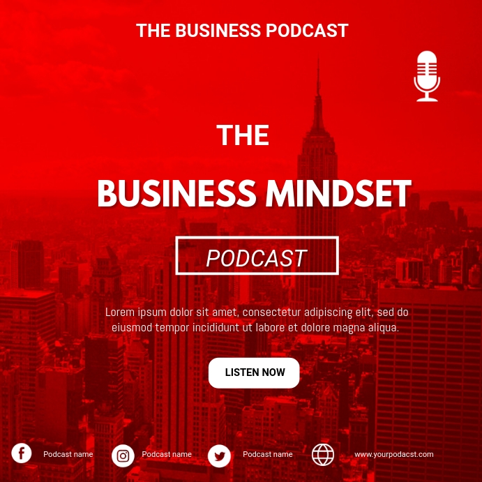 Radio podcast flyer Template | PosterMyWall