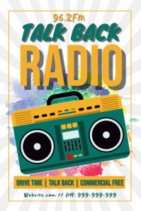 Radio Poster Template | PosterMyWall