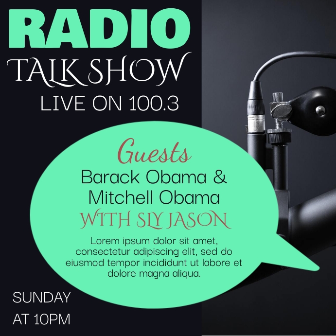 Radio Show Template | PosterMyWall