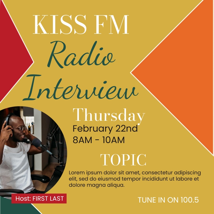 Radio Show Template | PosterMyWall