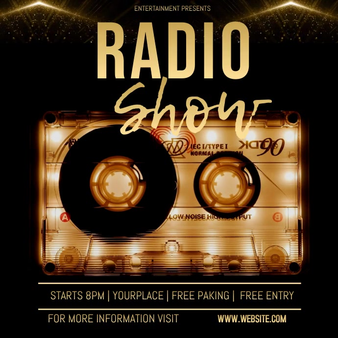 Radio Show Template | PosterMyWall