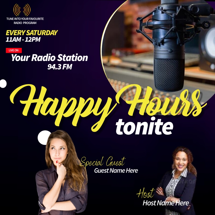 Radio Show Template | PosterMyWall