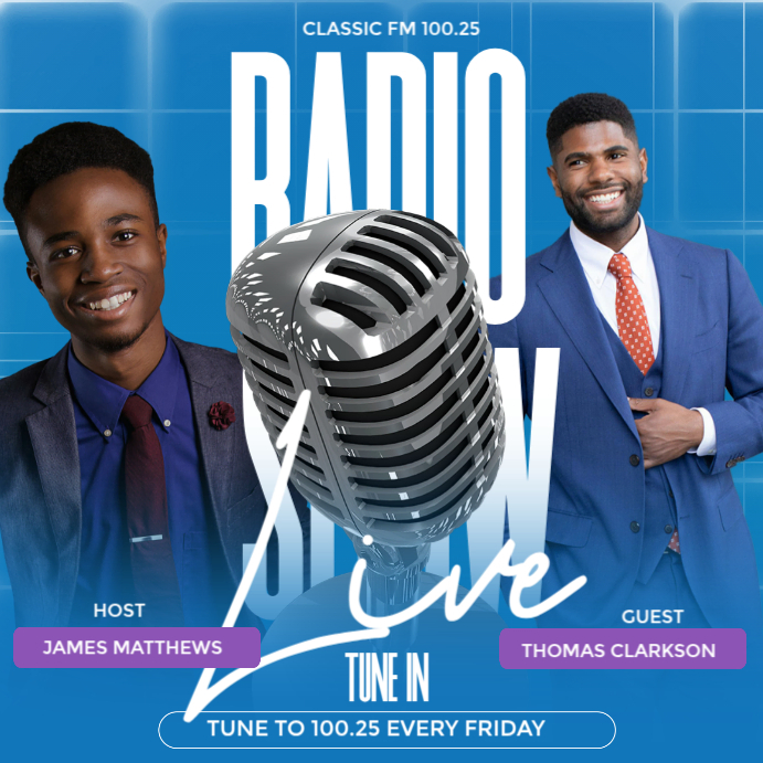 Radio Show Live Flyer Template | PosterMyWall