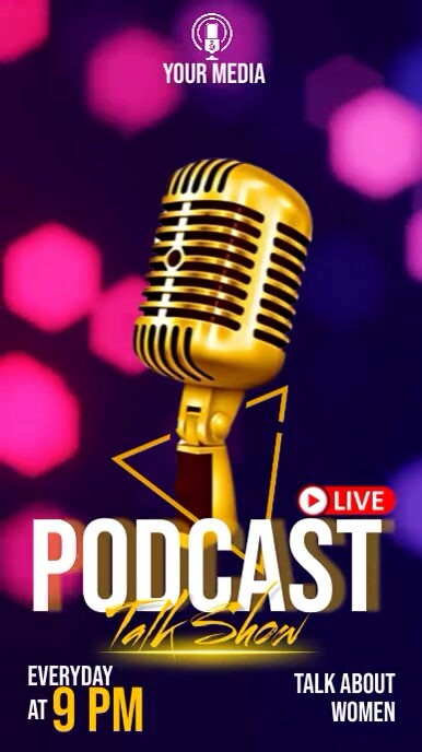 Copy of RADIO SHOW PODCAST STORY | PosterMyWall