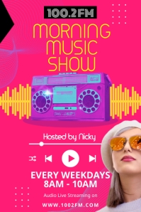 radio show Template | PosterMyWall