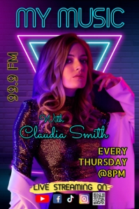 Radio Show Instagram Poster Template | PosterMyWall