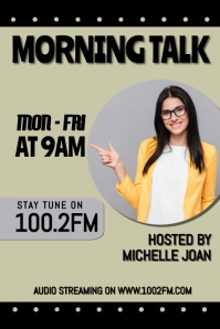 Radio Show Poster Template | PosterMyWall