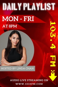 Radio Show Poster Template | PosterMyWall