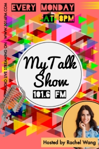 Radio Show Poster Template | PosterMyWall