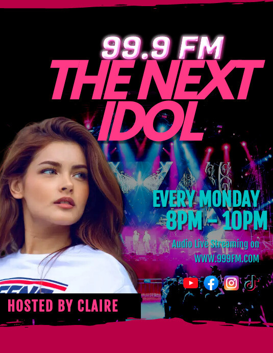 Radio Show Program Template | PosterMyWall