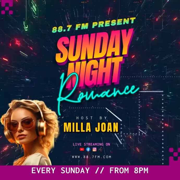 Radio Show Program Template | PosterMyWall