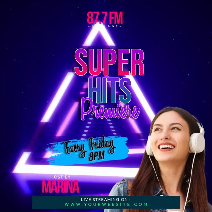 Radio Show Program Templat | PosterMyWall