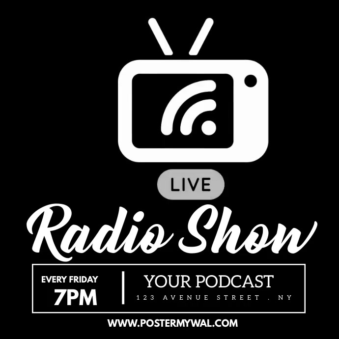 Copy of radio show promo template | PosterMyWall