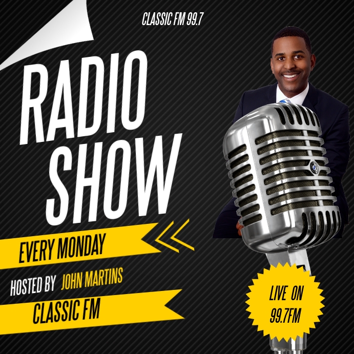 Copy of Radio Show Template | PosterMyWall