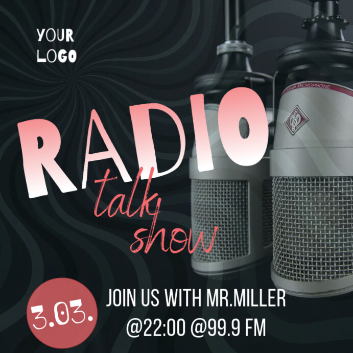 Radio talk show Template | PosterMyWall