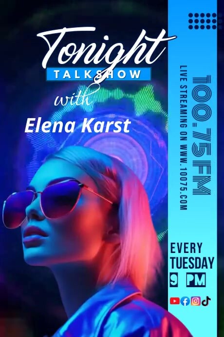 Radio Talk Show Instagram Template | PosterMyWall