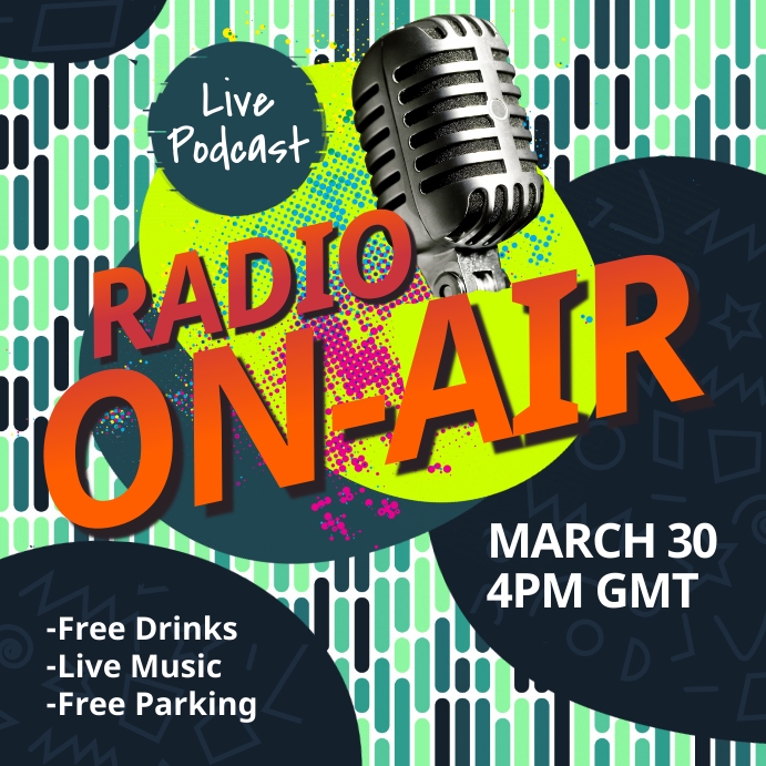 Radio Talk Show Instagram Post Template | PosterMyWall