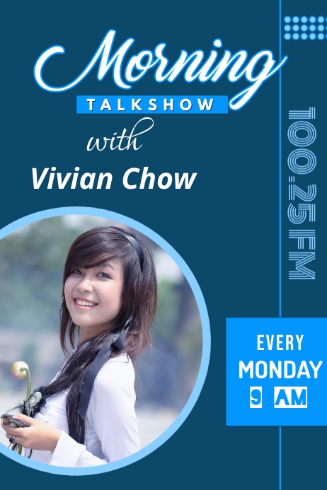 Radio Talk Show Poster Template | PosterMyWall