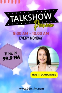 Radio Show Poster Template | PosterMyWall