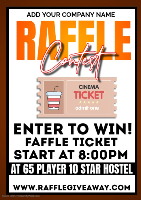 Raffle Contest A1 Template | PosterMyWall
