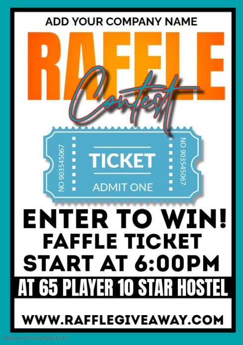 Copy of Raffle Contest A1 | PosterMyWall