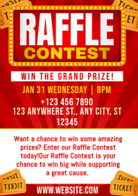 RAFFLE TICKET Template | PosterMyWall