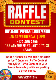 raffle contest template | PosterMyWall