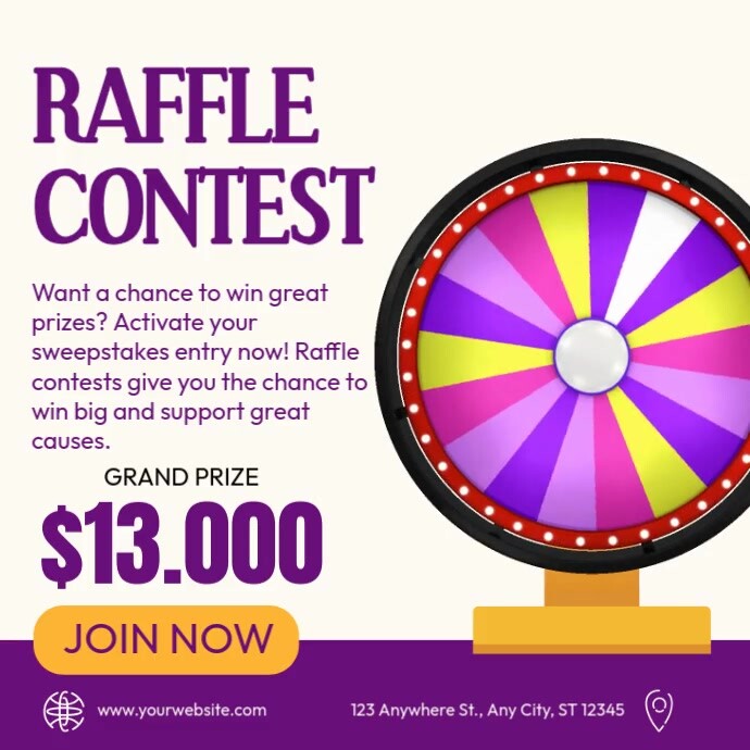 Copy of Raffle Contest | PosterMyWall