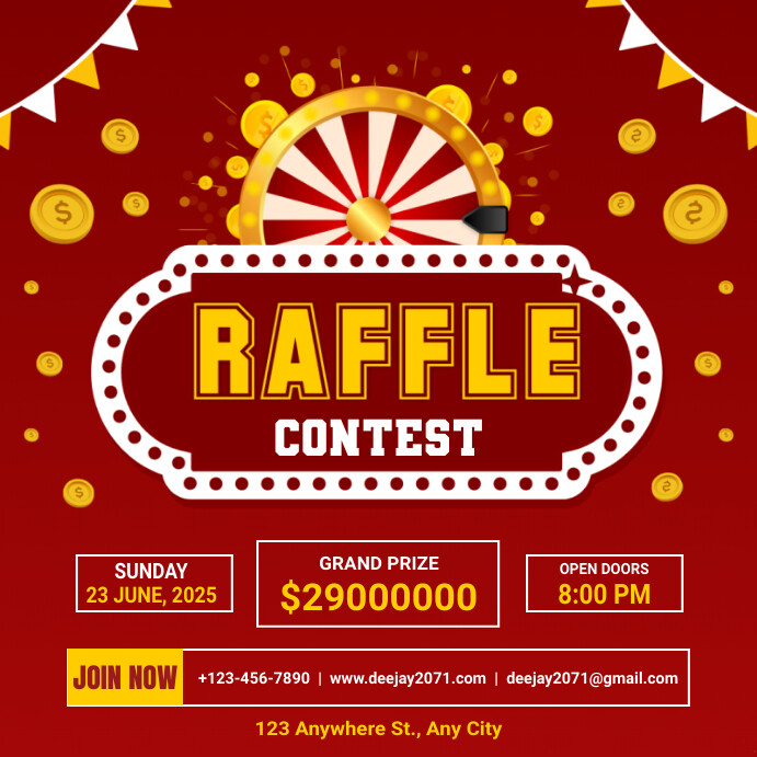 Copy of Raffle Contest | PosterMyWall