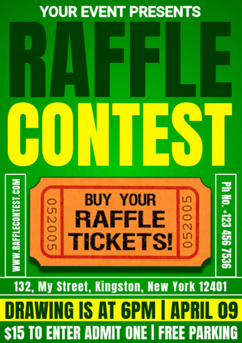 Copy of raffle contest | PosterMyWall