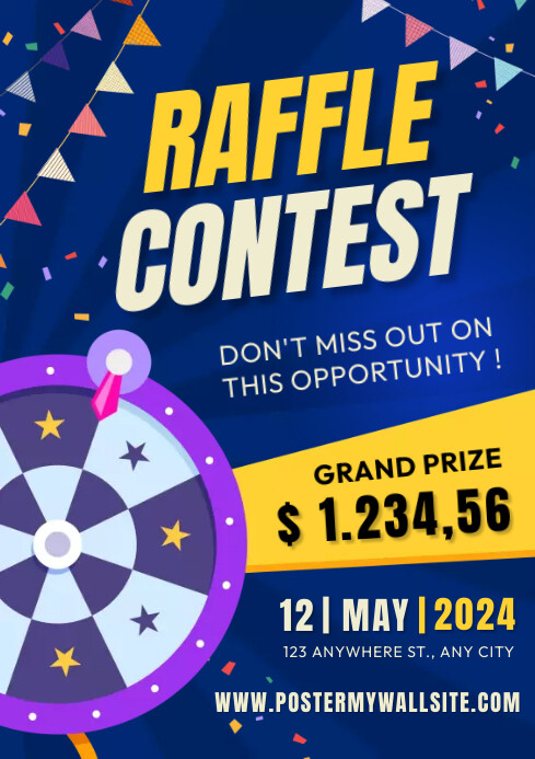 Raffle Contest Template | PosterMyWall