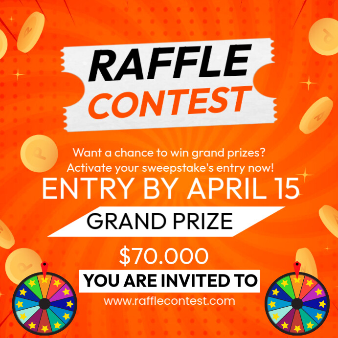raffle contest Template | PosterMyWall