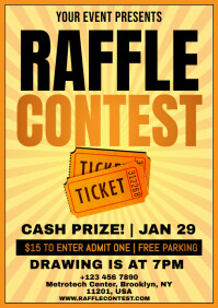 raffle contest template | PosterMyWall