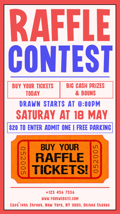 raffle contest Template | PosterMyWall