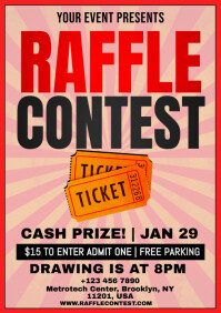 raffle contest template | PosterMyWall