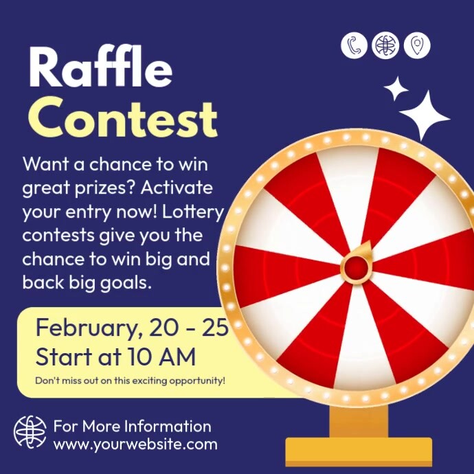 Copy of Raffle Contest Event | PosterMyWall