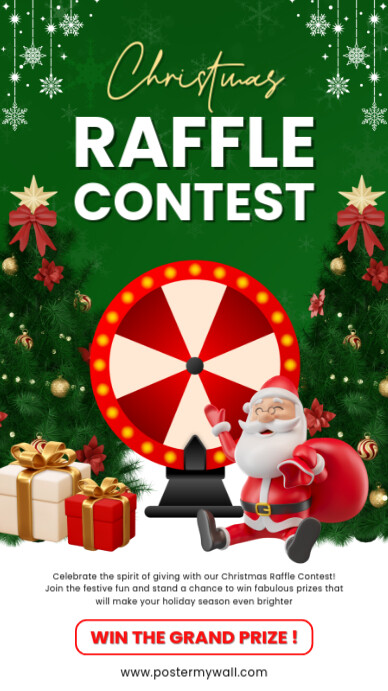 Raffle Contest Instagram Story Template | PosterMyWall
