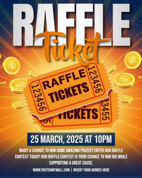 Plantilla de Raffle Ticket Contest Instagram Portrait | PosterMyWall