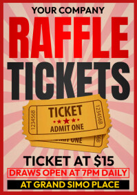 raffle ticket Template | PosterMyWall