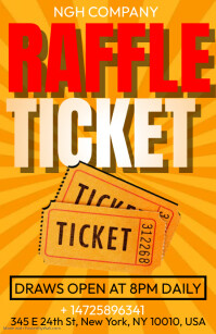 raffle ticket Template | PosterMyWall