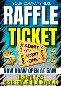 Raffle ticket Template | PosterMyWall