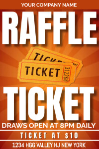 raffle ticket Template | PosterMyWall