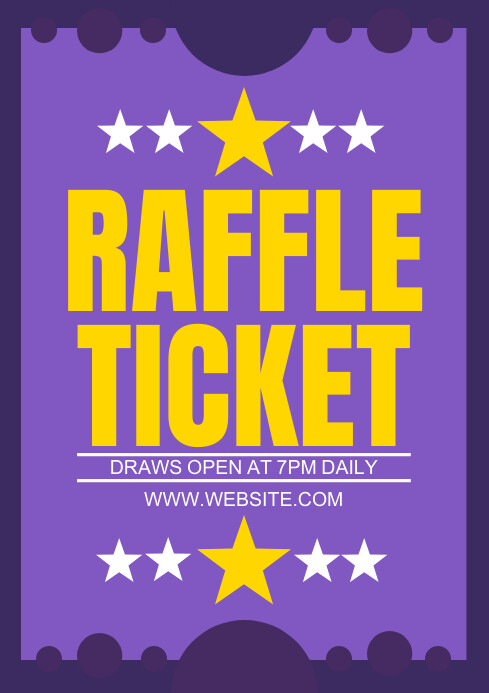 raffle ticket Template | PosterMyWall