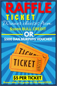 raffle ticket Template | PosterMyWall