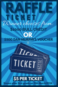 raffle ticket Template | PosterMyWall