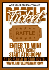 Raffle Contest A5 Template | PosterMyWall